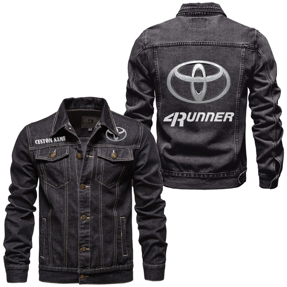 Toyota 4runner Denim jacket Vintage Style Black, Light-Blue and Dark ...