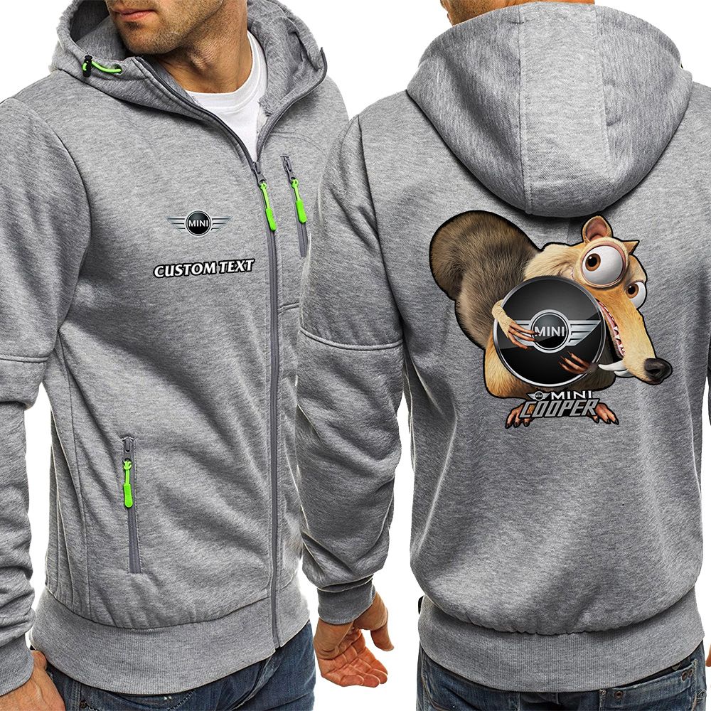 Mini Cooper Zip Hoodie Customize name, color, Logo Car or Motor model ...