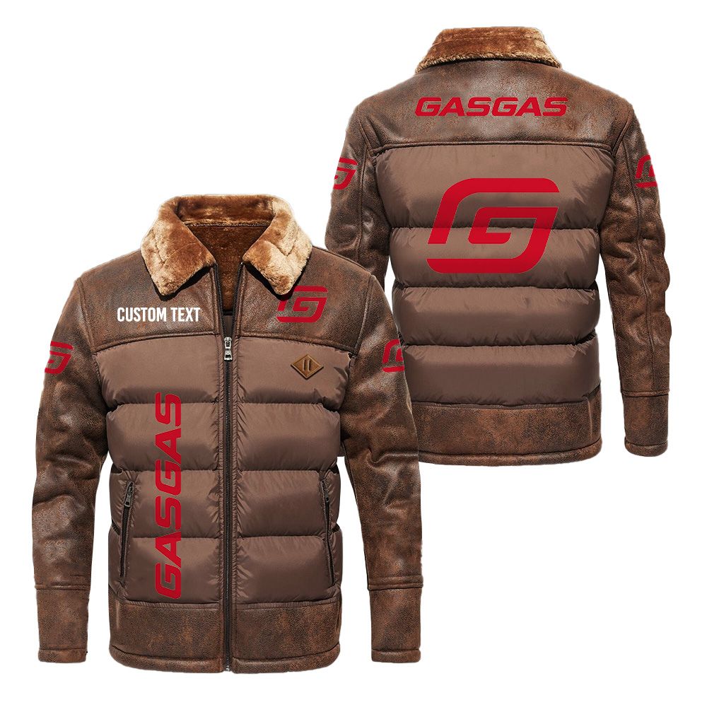 Gas Gas Lapel Fur Integrated Fleece Jacket Customize Name,Customize ...